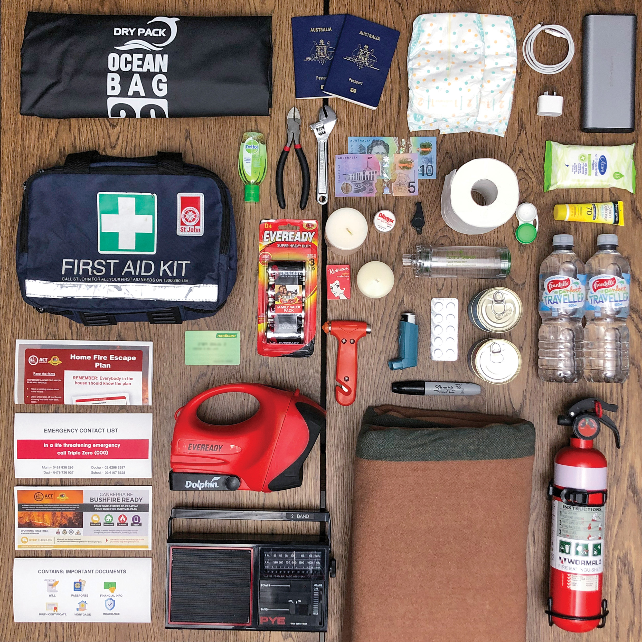 Home emergency kit | ACT Emergency Services Agency